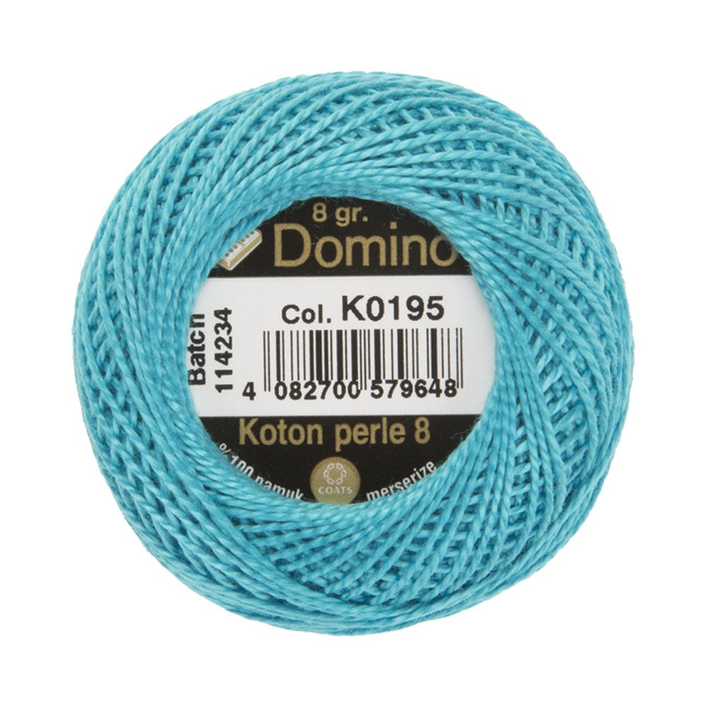 Domino Koton Perle 8gr Mavi No:8 Nakış İpliği - K0195 | Hobium ...