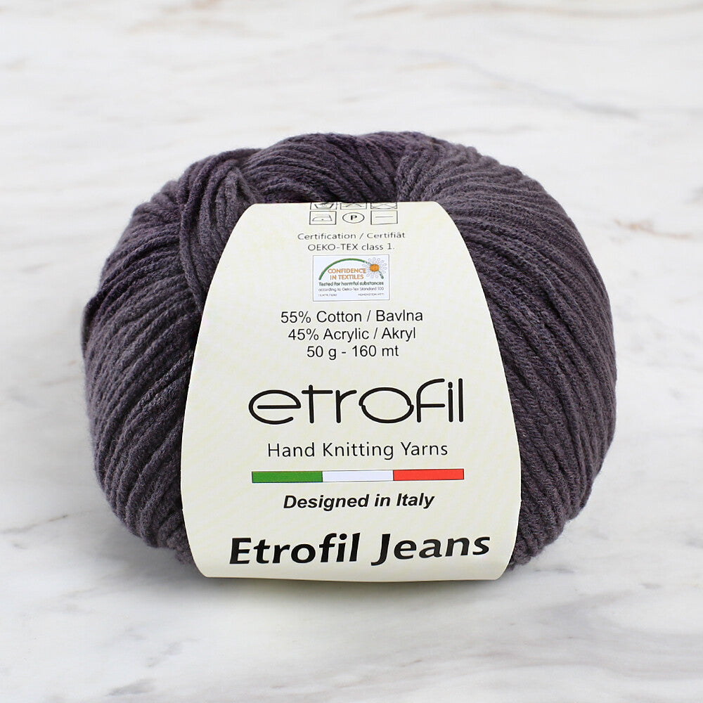 Etrofil Jeans Antrasit El Örgü İpi - 065 – Hobium