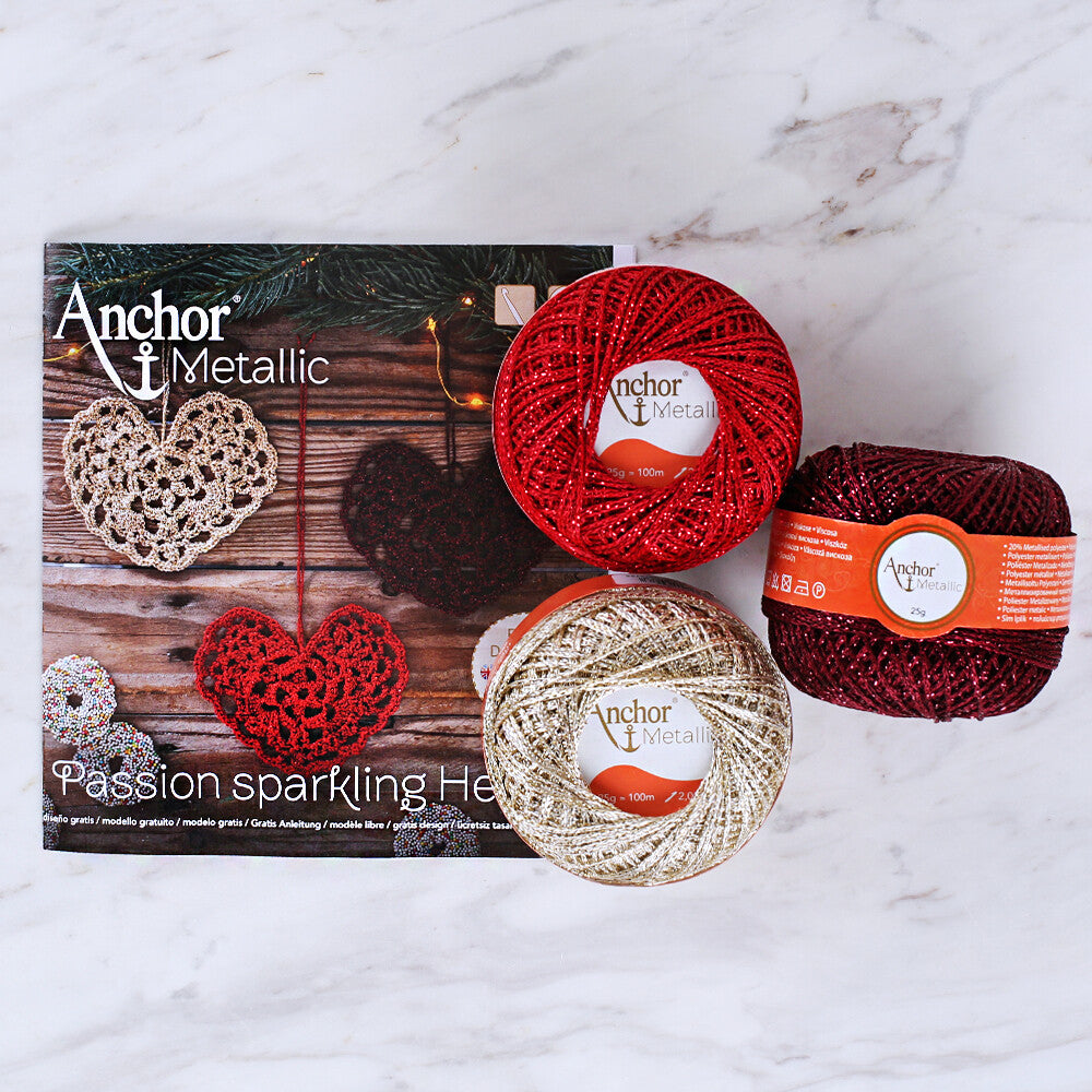 Anchor Metallic 3'lü Paket Simli İp - A28M005-09066 | Hobium - Hayatına ...