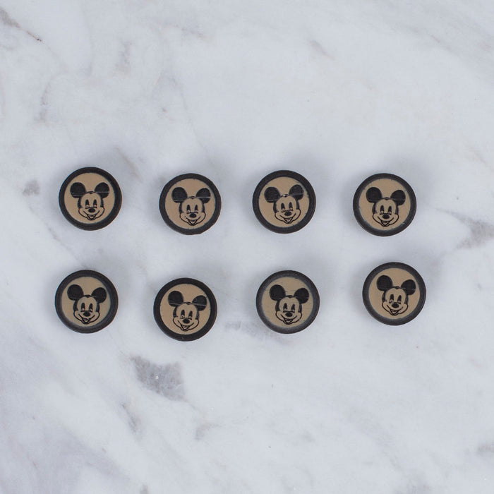 Loren Crafts 8'li Mickey Şekilli Düğme - 0021 | Hobium - Hayatına Hobi Kat!