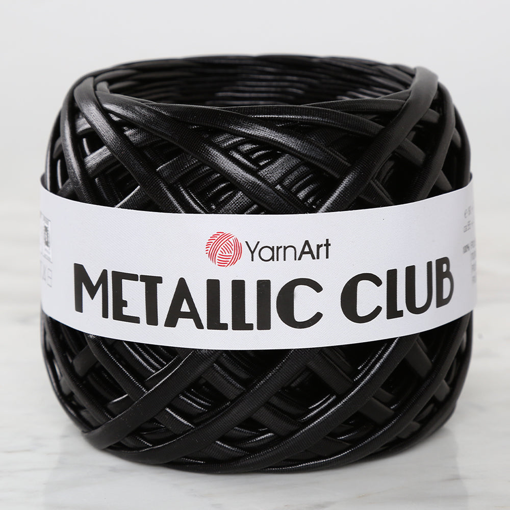 YARNART METALLIC CLUB Siyah İp - 8120 | Hobium - Hayatına Hobi Kat!