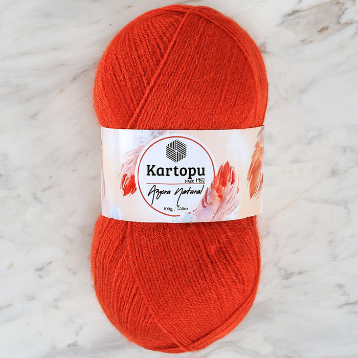 Kartopu Angora Natural Turuncu El Örgü İpi - K263 | Hobium - Hayatına Hobi Kat!