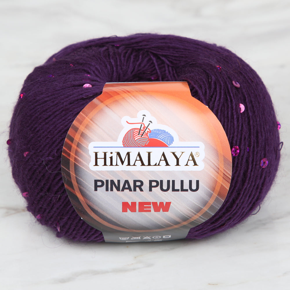 Himalaya Pınar Pullu Mor El Örgü İpi - 61204 – Hobium